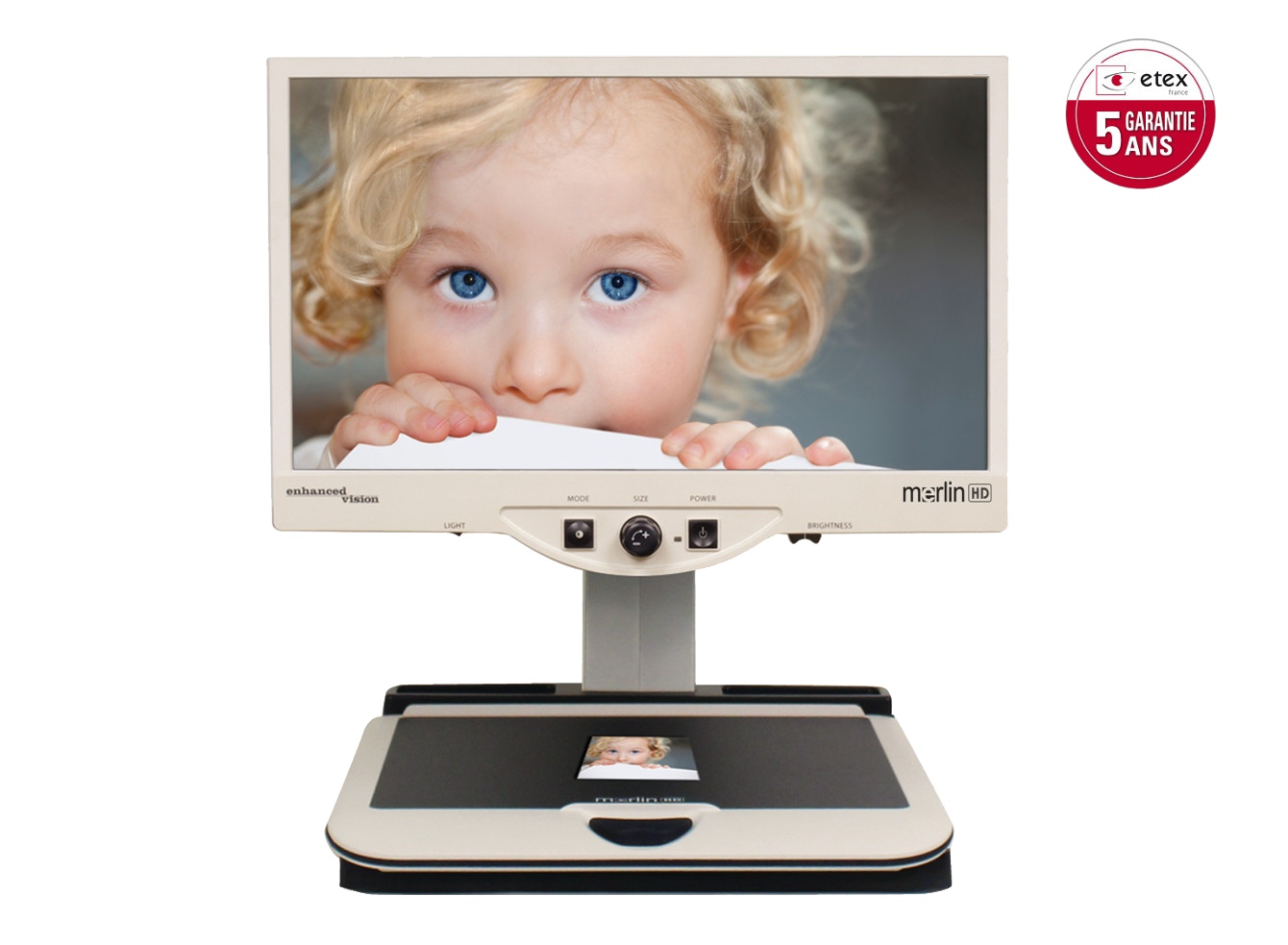 Merlin Ultra HD – Modèles monoblocs – Vidéo agrandisseurs — Etex France